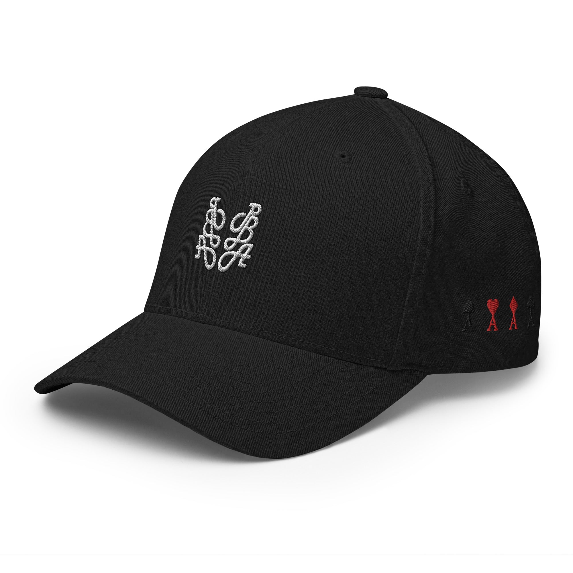 PBA DOUBLE LOGO FlexFit-CAP – ROYAL FLUSH